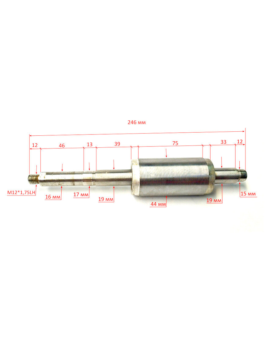 Ротор L раб=75мм для насоса вихрь СН-90В (s/n ZJH~)
