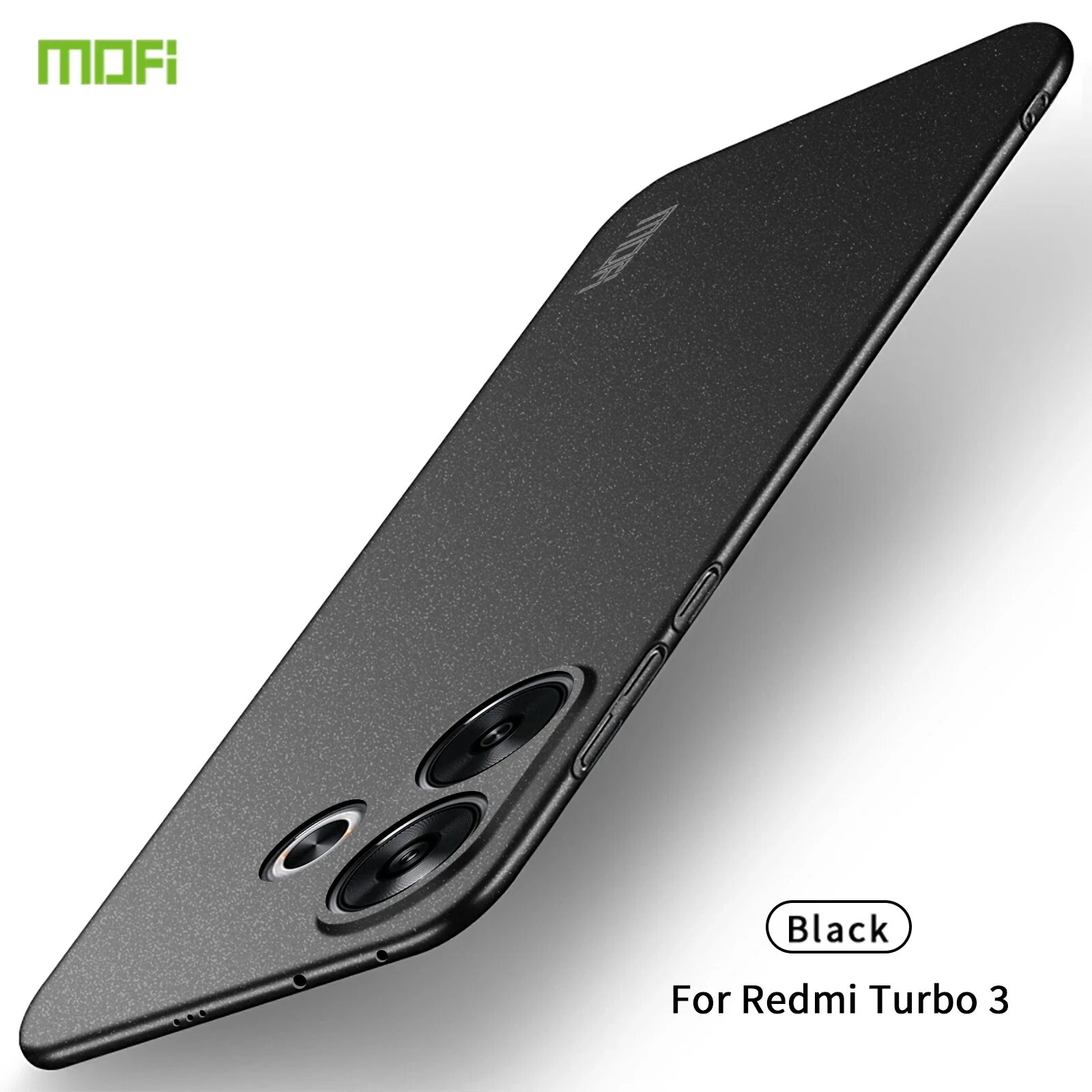 Чехлы для телефонов MOFi для Xiaomi Redmi Turbo 3, ультратонкий тонкий защитный чехол для black