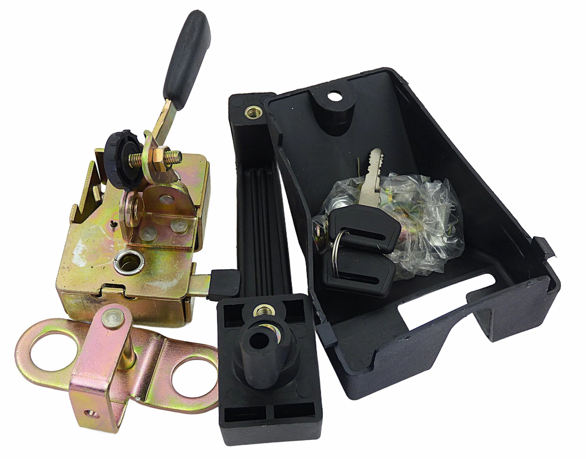 Замок двери 80-6105010 левый для колесных тракторов и экскаваторов марки МТЗ