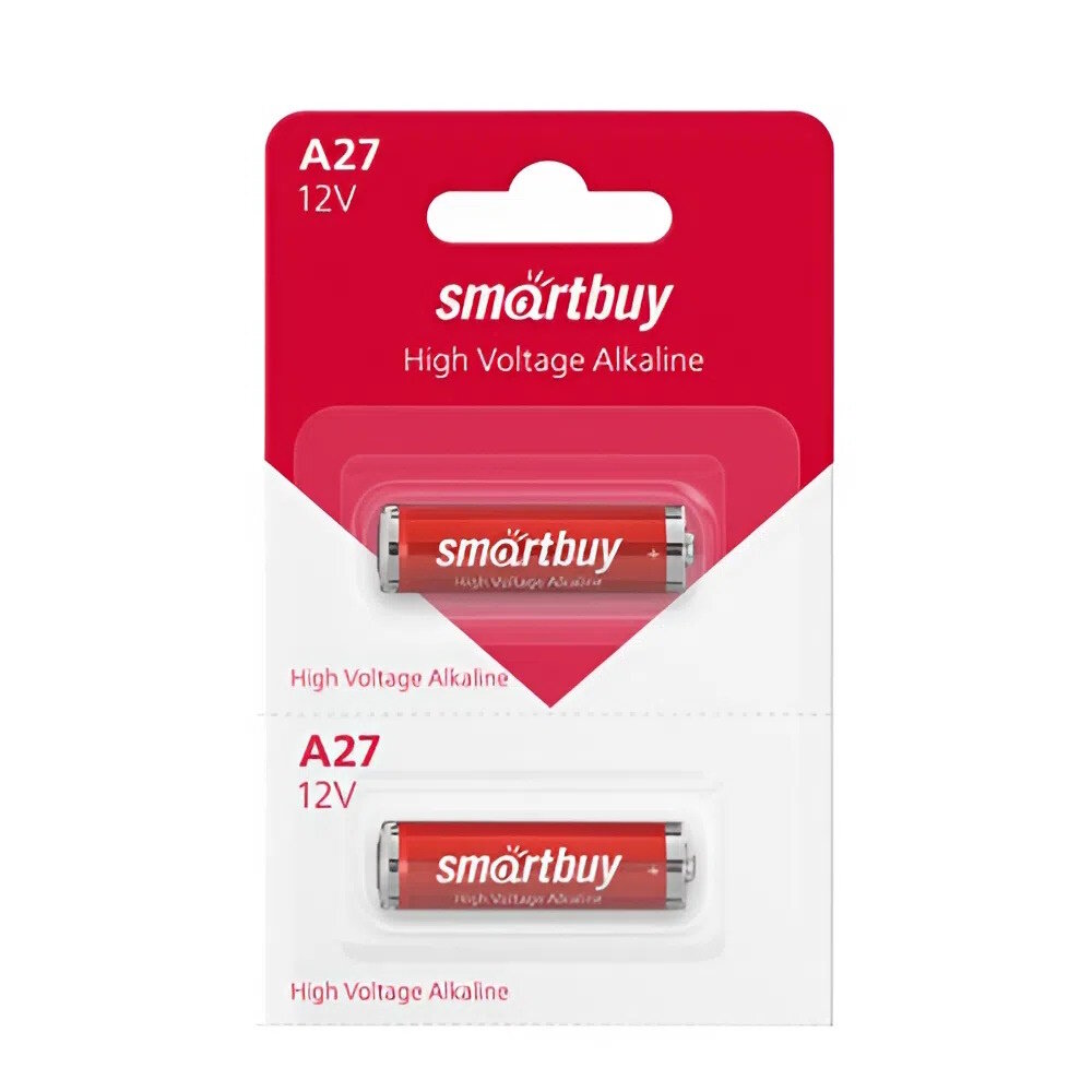 Батарейка 27A / LR27 12V для брелоков и сигнализаций SMARTBUY