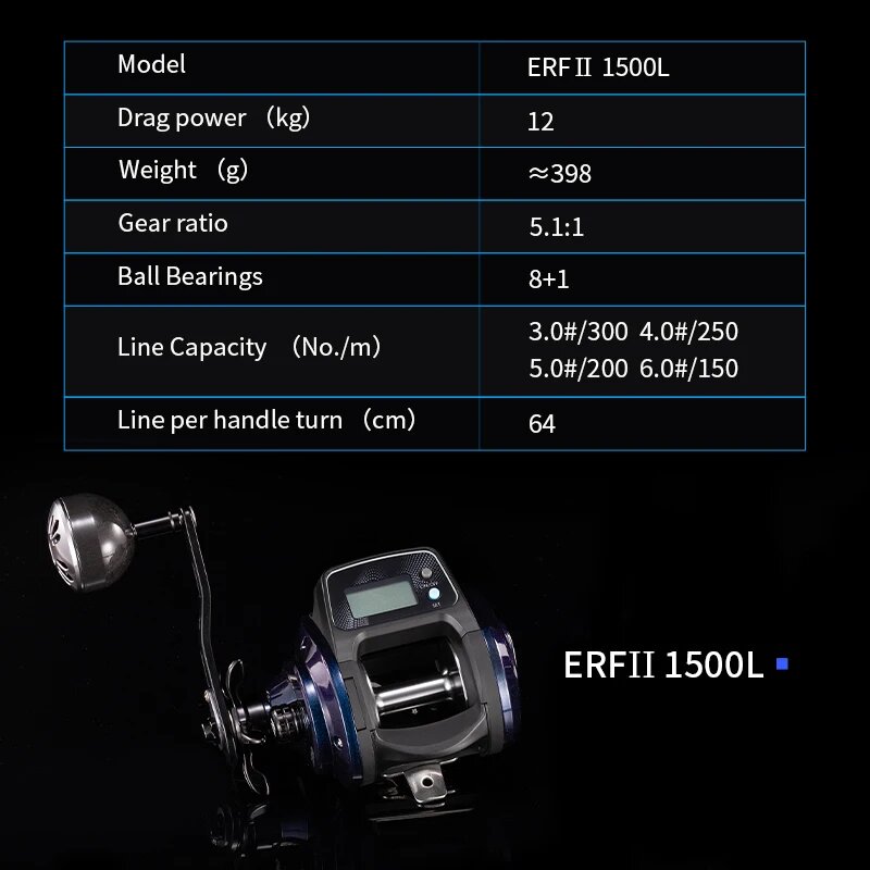 Рыболовная катушка Ecooda Red Falcon II 1500 ERF II 1500L