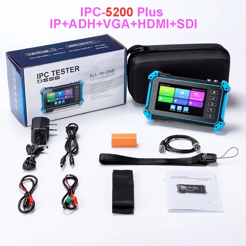 Sectyme IPC-5200 Plus тестер камер видеонаблюдения 5.4"