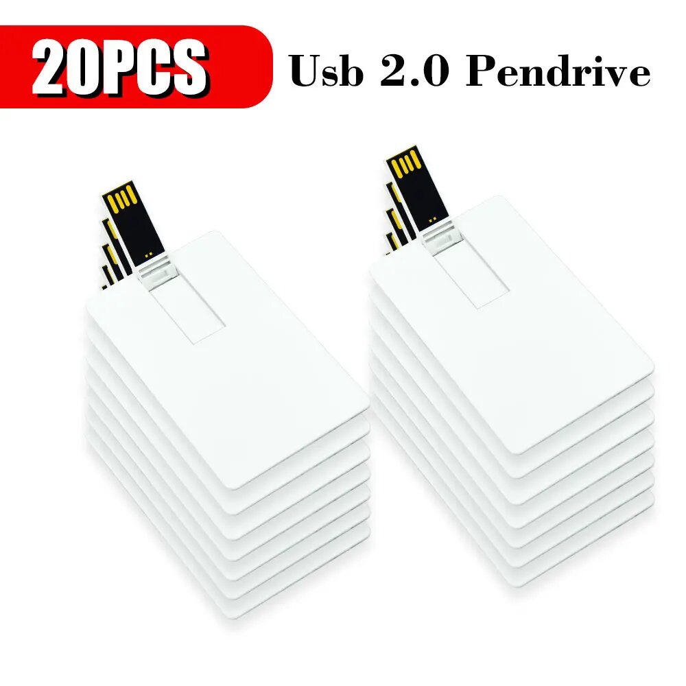 USB 2.0 флешка-карта 8ГБ, 20шт