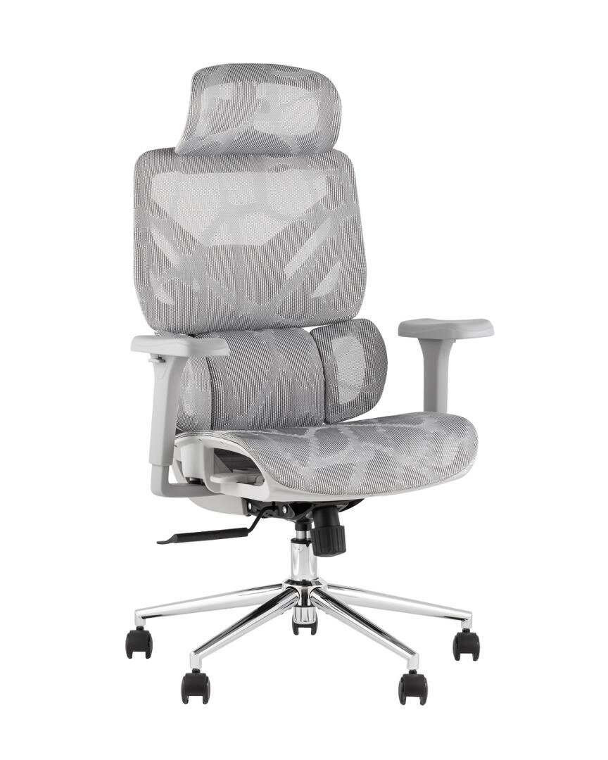 Офисное кресло Stool Group Кресло офисное TopChairs Structo серая сетка арт. УТ000042056