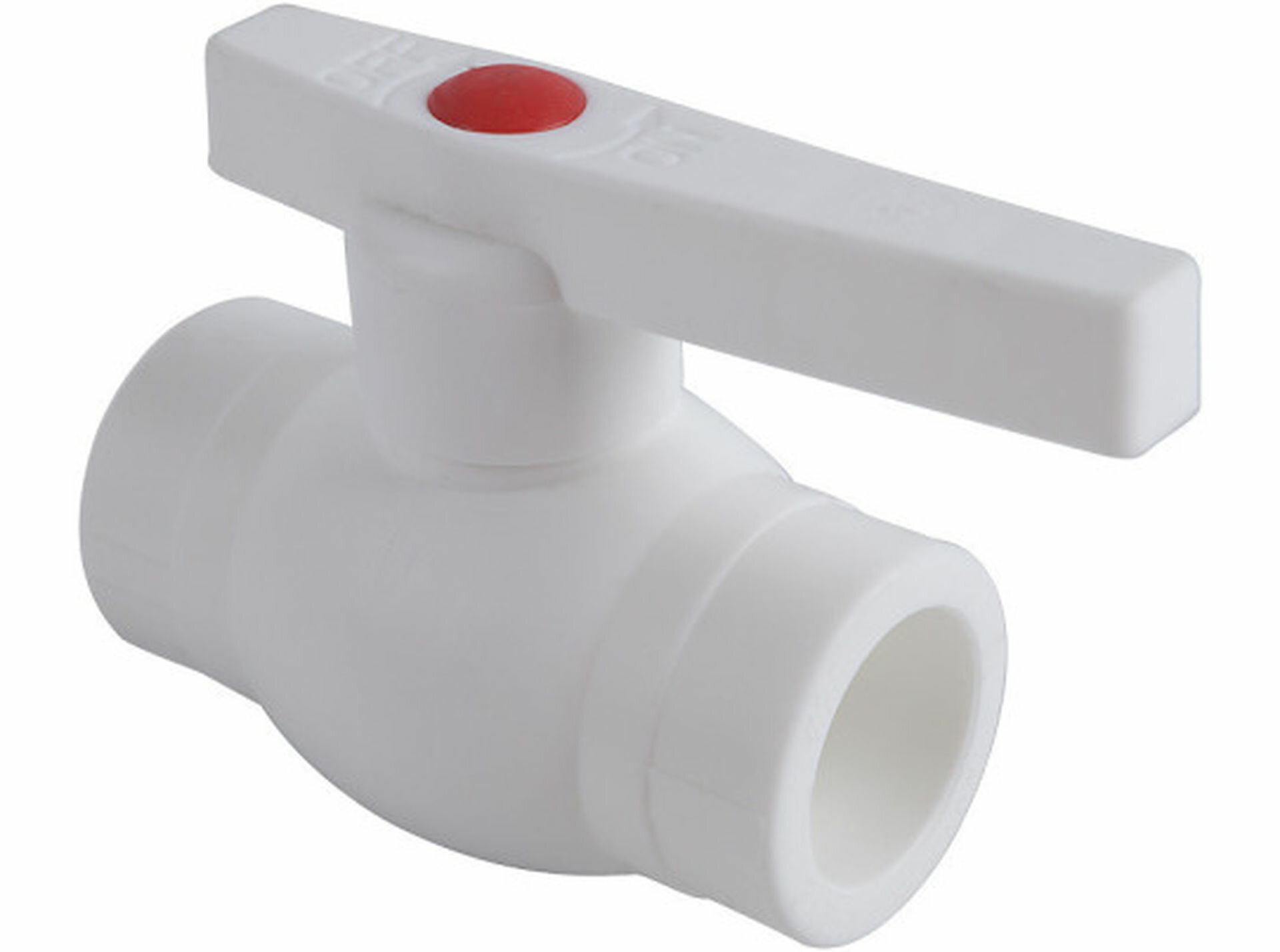 Кран шаровой Valfex PP-R металлический шар 25мм белый (10/40) 10145025