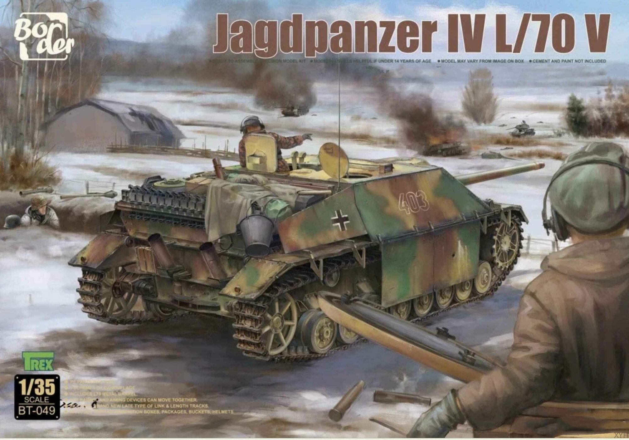Border BT-049 1/35 Jagdpanzer IV L/70 V Модель сборки танков