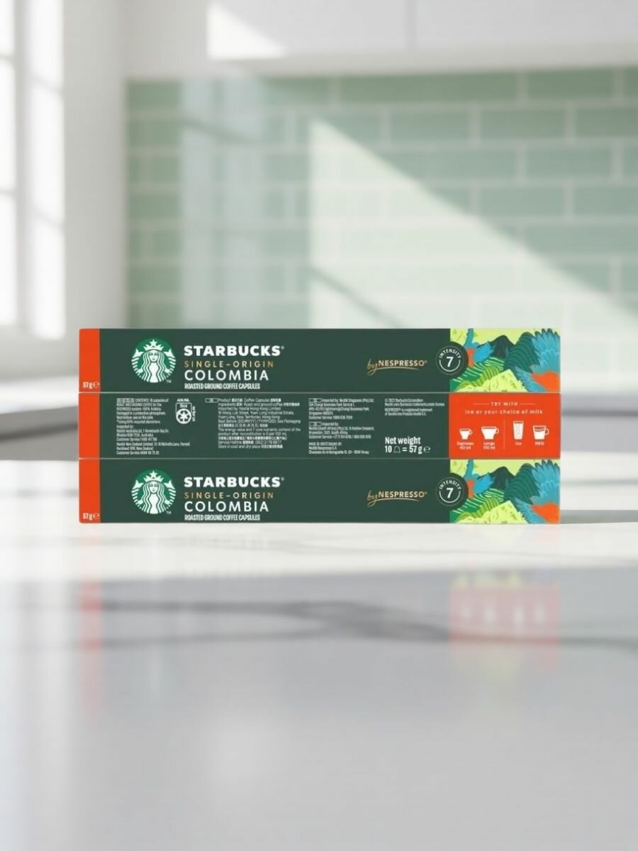 Кофе в капсулах Starbucks Single-Origin Colombia, 10 капсул* 3 упаковки