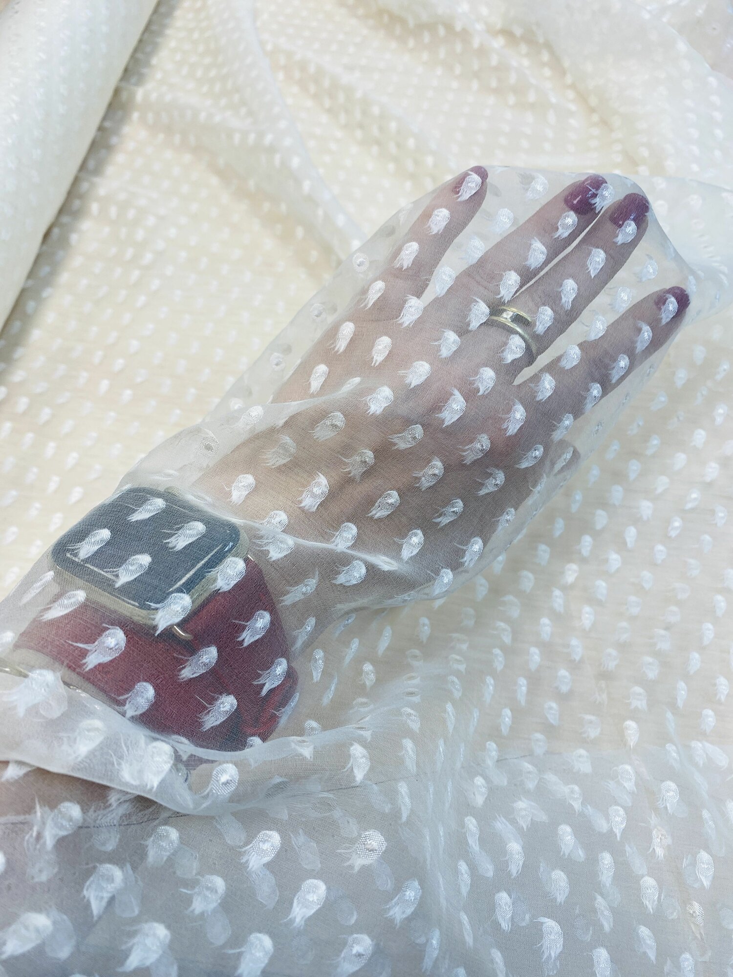 Ткань натуральный шелк 100% (Италия) ш-140см цена за 1м