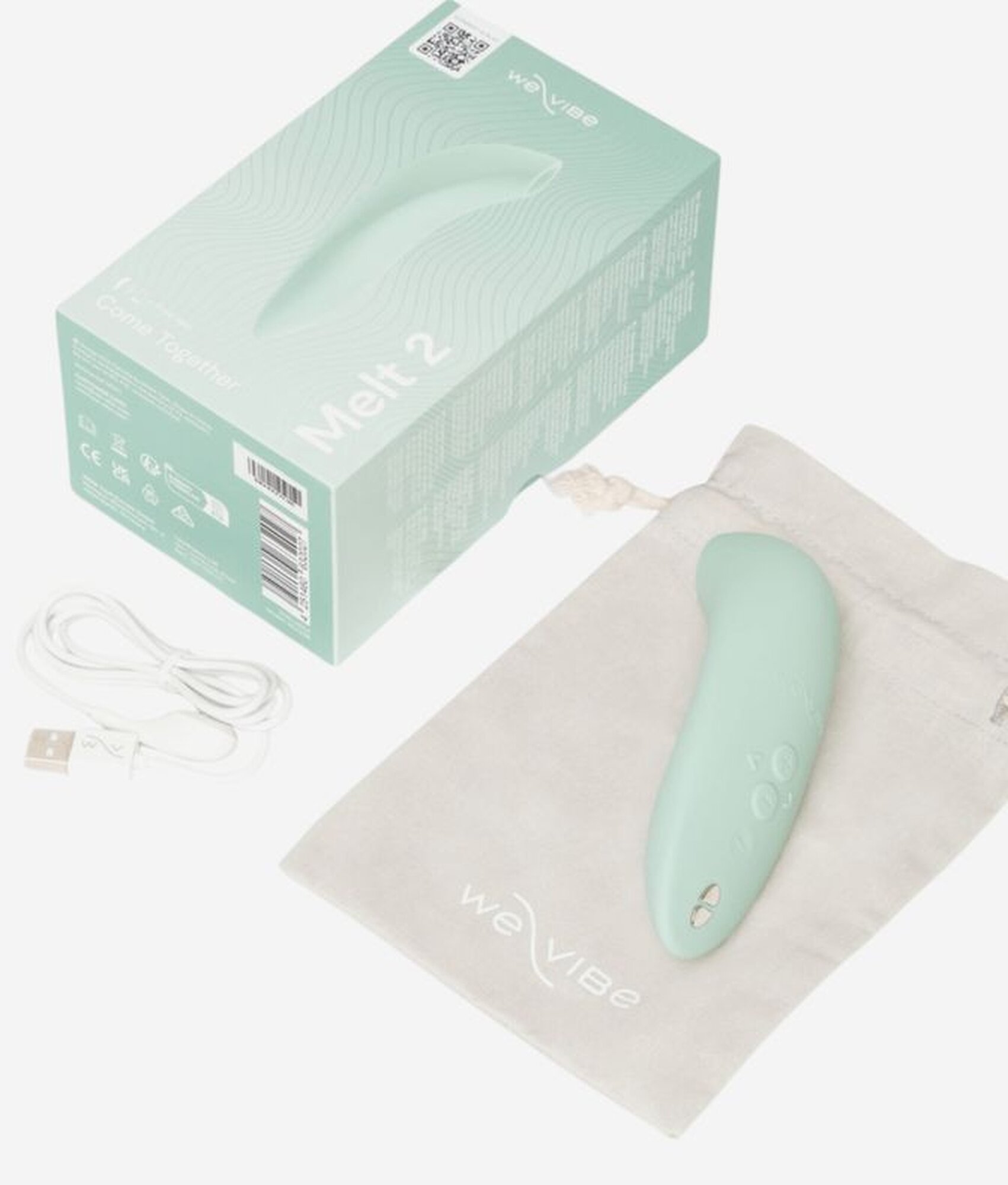 Воздушный массажер We-Vibe Melt 2 Pleasure, цвет зеленый