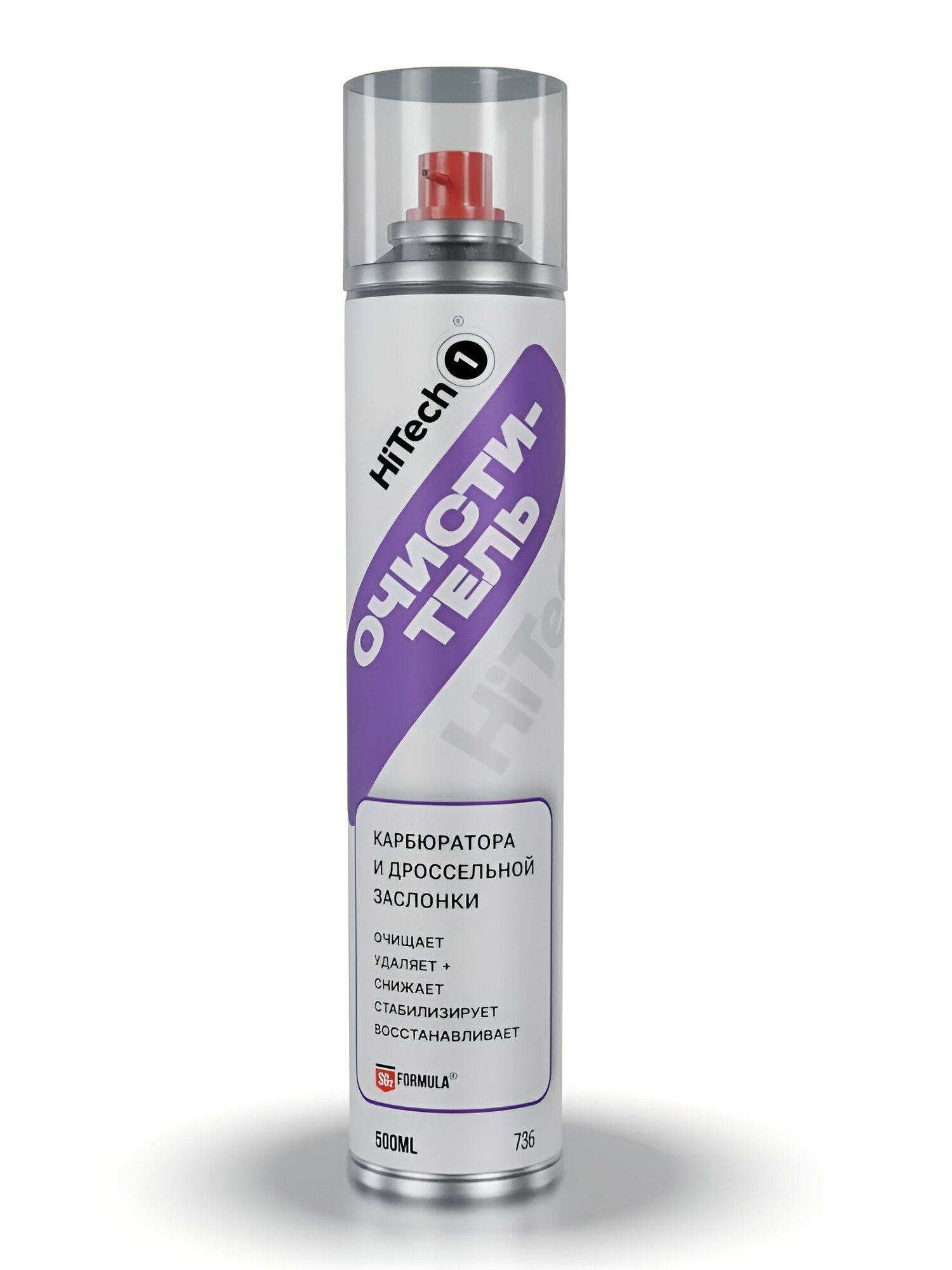 736 HiTech1 Очиститель Карбюратора и Дроссельной заслонки, 500 мл