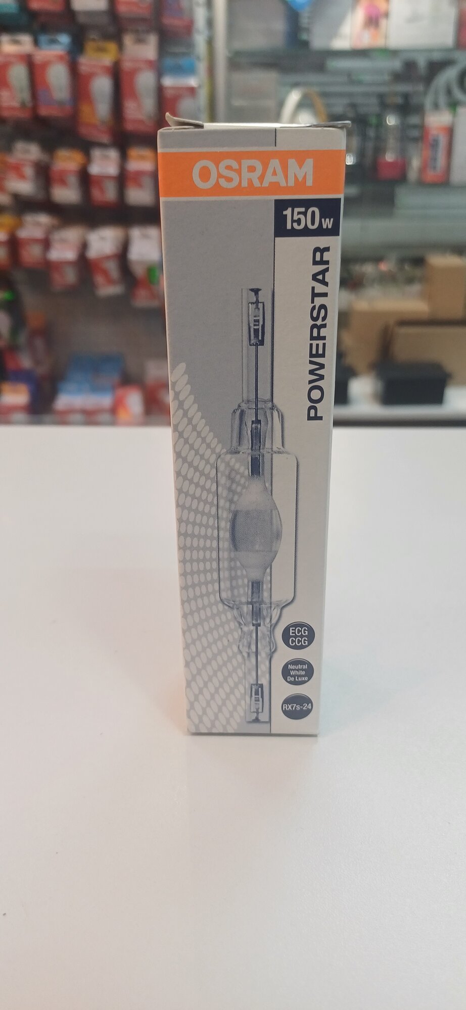 Лампа металлогалогенная OSRAM POWERSTAR HQI - TS EXCELLENCE 150W/NDL/RX7s-24, 4008321678386