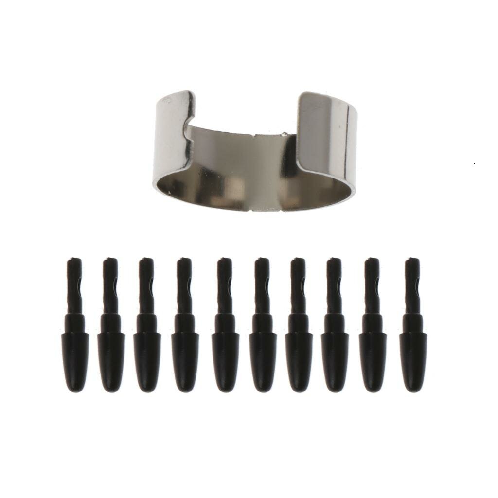 10 шт. наконечников для стилуса XP-Pen H640P VEIKK A30, Черный