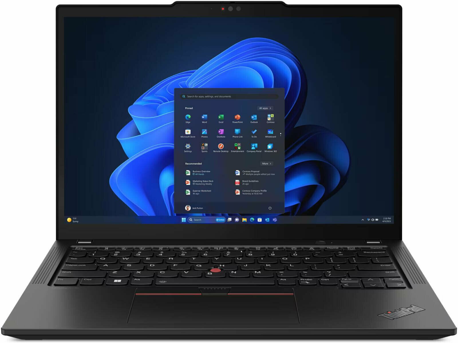 Ультрабук Lenovo ThinkPad X13 2 in 1 Gen 5, Core ULTRA 5 135U/16Gb/SSD 1TB /21LXX50100 (Сенсорный)