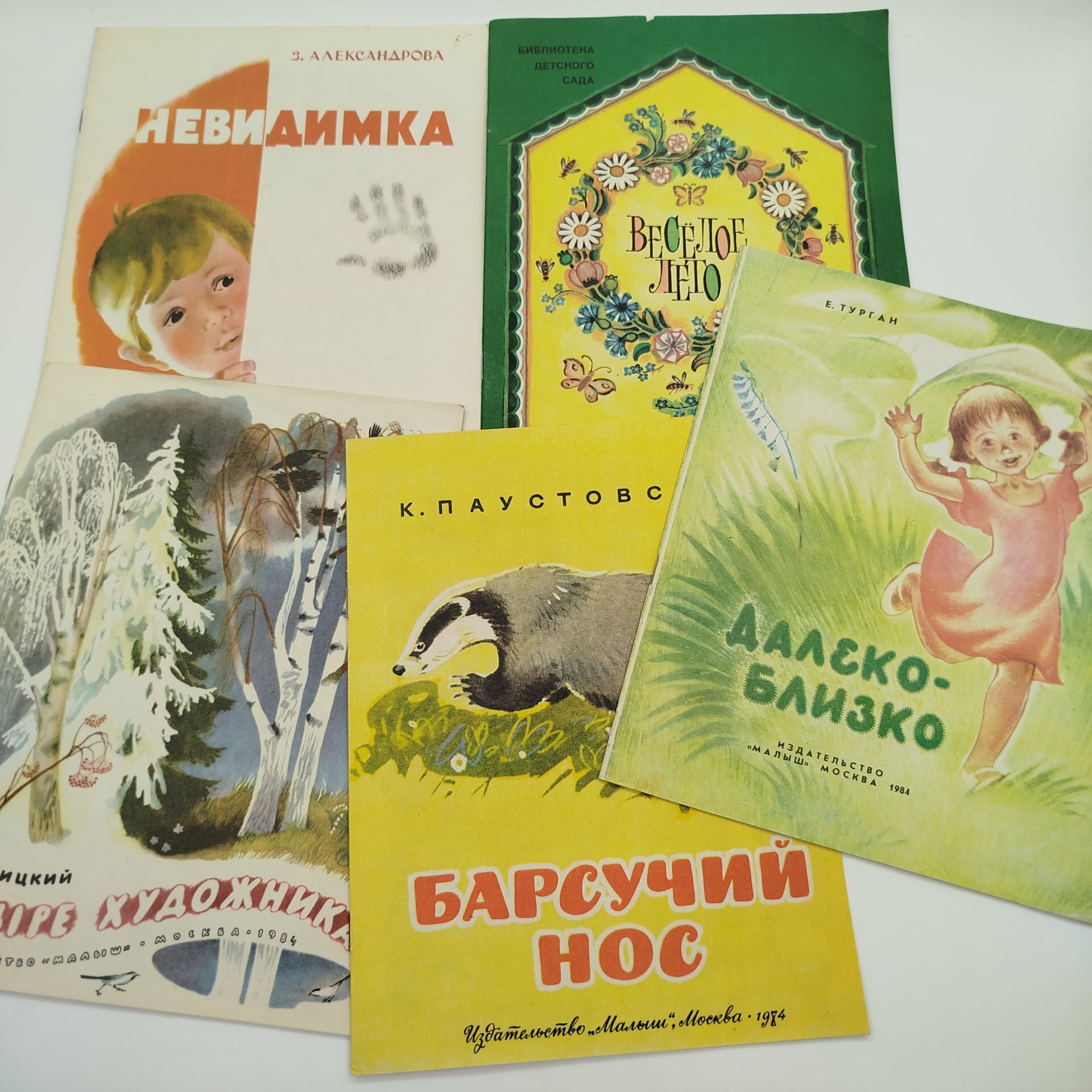 Набор из 5-ти детских книг (Е. Турган "Далеко-близко"