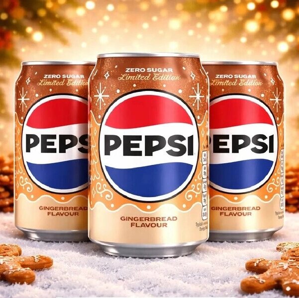 Pepsi 0,33л.*24шт. Gingerbread Zero ЖБ Великобритания Пепси Напиток газированный Производство - Великобритания