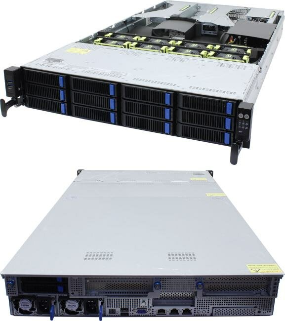 Никс aS9900a/pro2U Z0986379 EPYC 9555/768 ГБ/Tesla T4