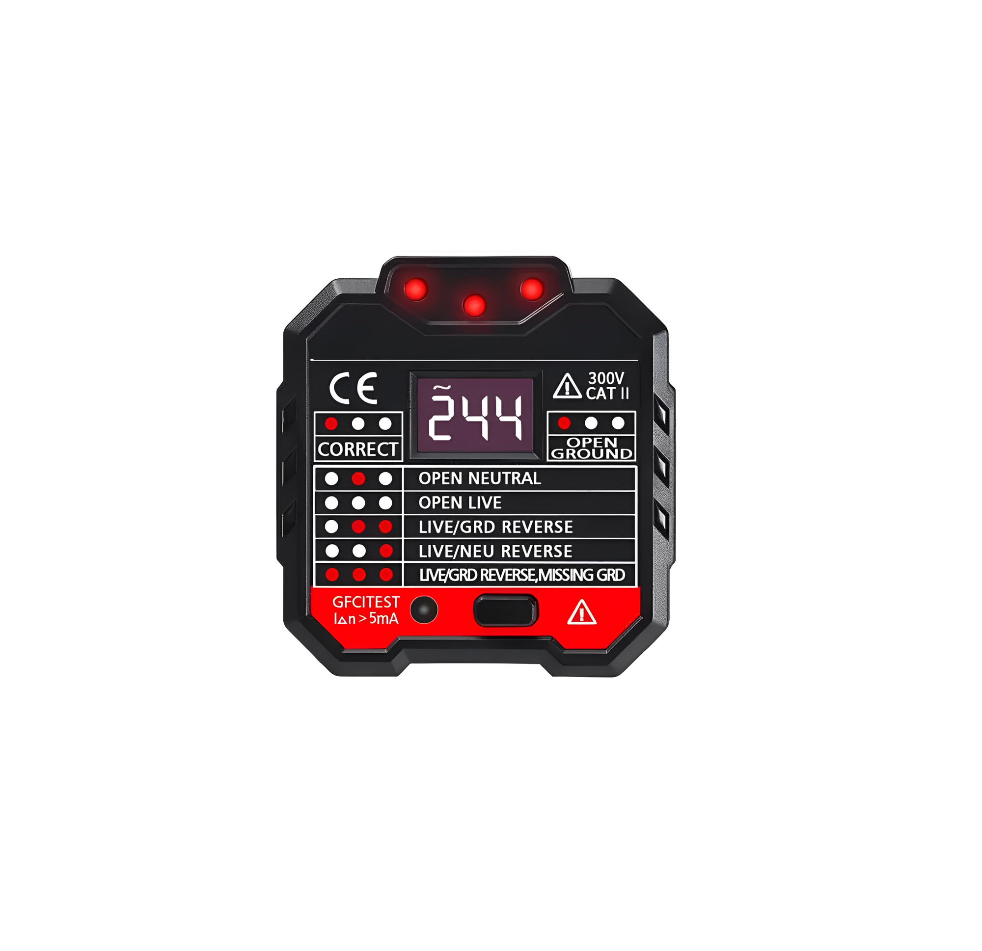 Тестер розеток RichMeters RM200Pro Socket Tester (CN) 48~250V/45~65Hz