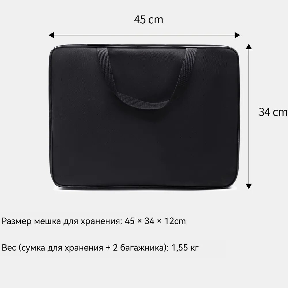 Мягкое крепление для верхней части автомобиля Koetsu, для перевозки SUP-доски, черного цвета — фото 1