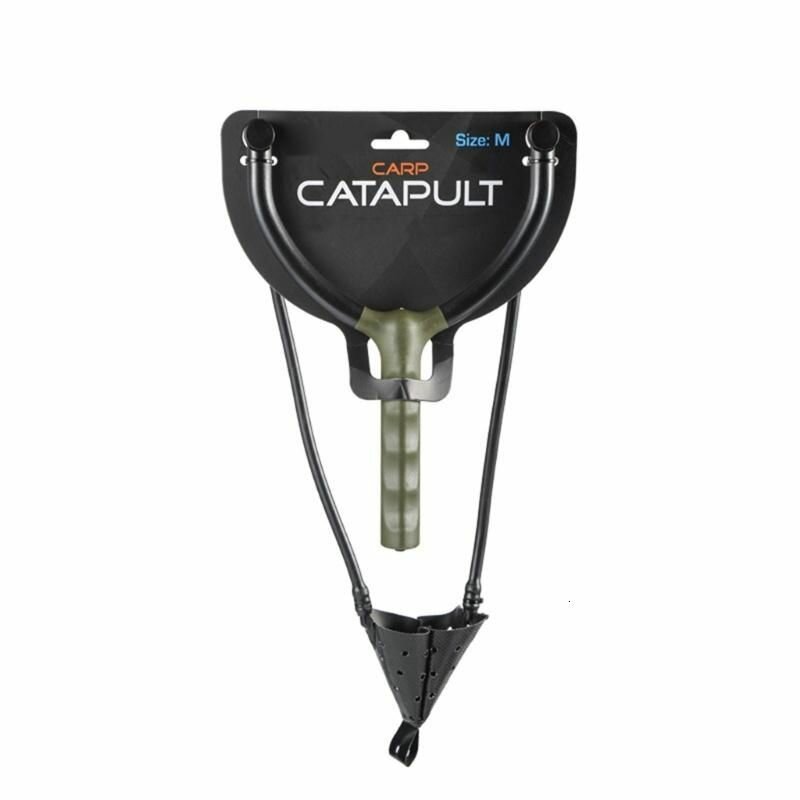 Прочные катапульты для рыболовных приманок с эргономичной ручкой и устойчивыми к разрыву сетками для точных дальних забросов, M