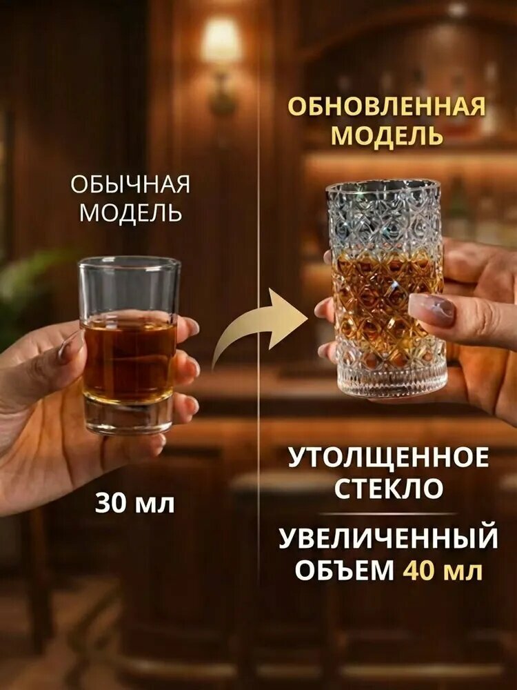 Стопка, 40 мл, 6 шт — фото 1