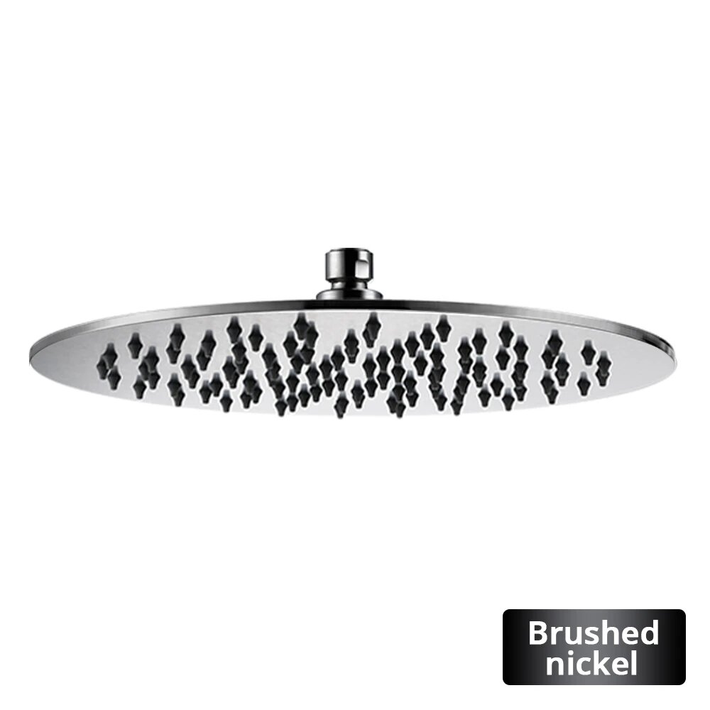 Душевая лейка круглая 10 дюймов Brushed nickel