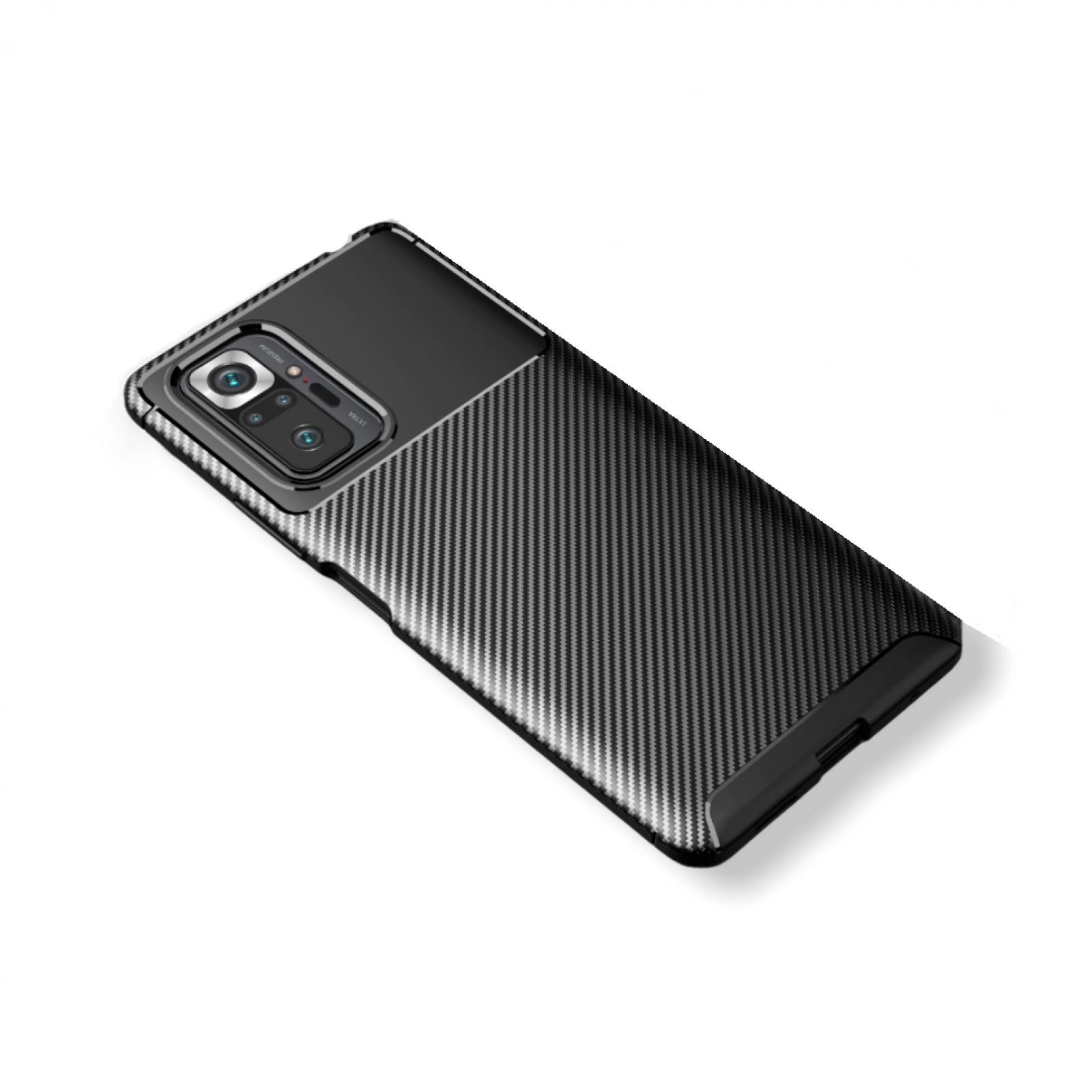 Чехол панель-бампер MyPads для Xiaomi Redmi Note 10 Pro Max и Redmi Note 10 Pro (NFC, 2021) из силикона с матовой отделкой