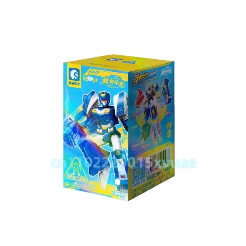 SEMBO Metal Cardbot Xuan, трансформер, синий, 1шт