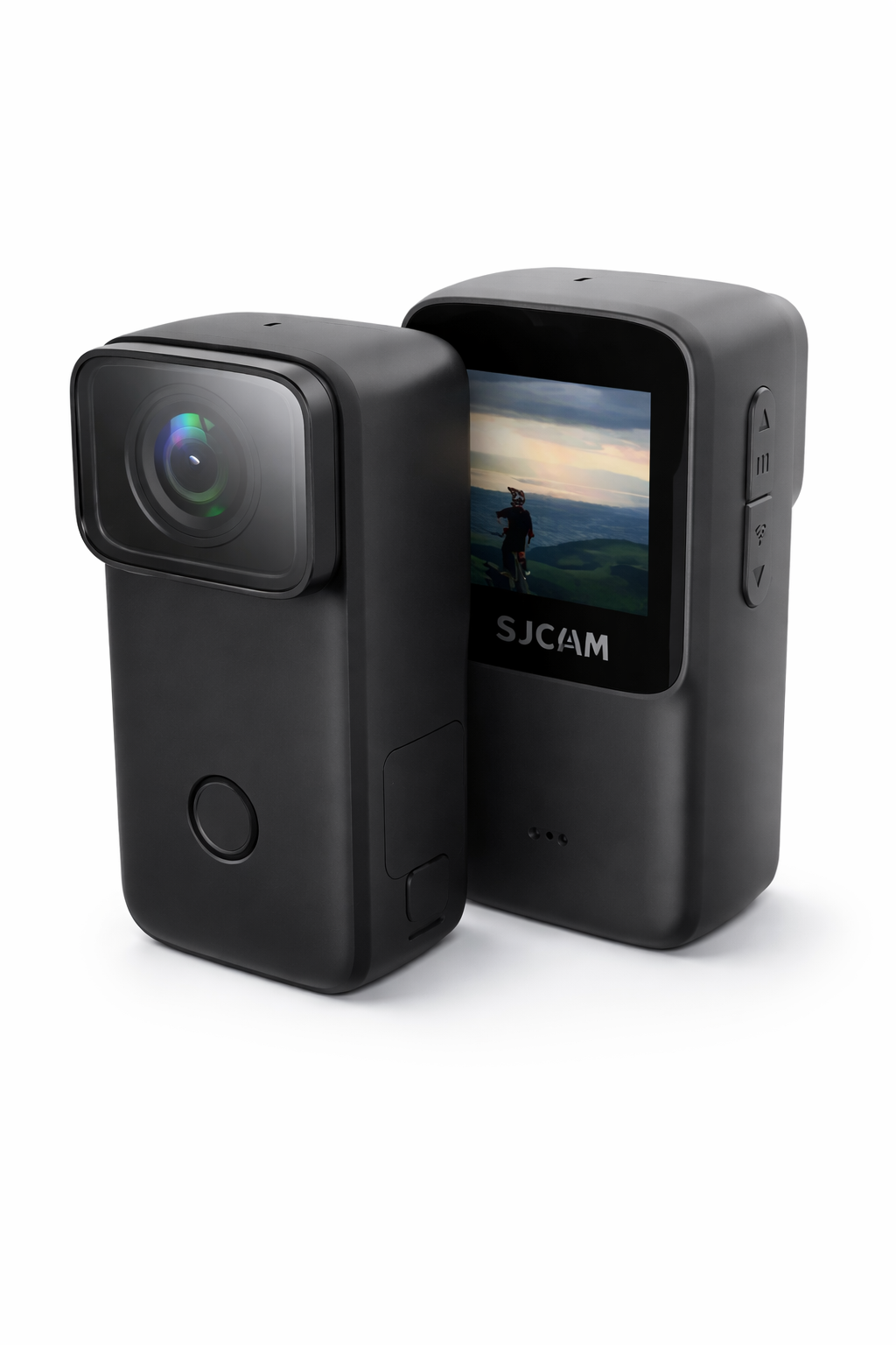 Экшн-камера SJCam C200 4K, широкоугольная, 170°, водонепроницаемость IPX8, 900mAh,
