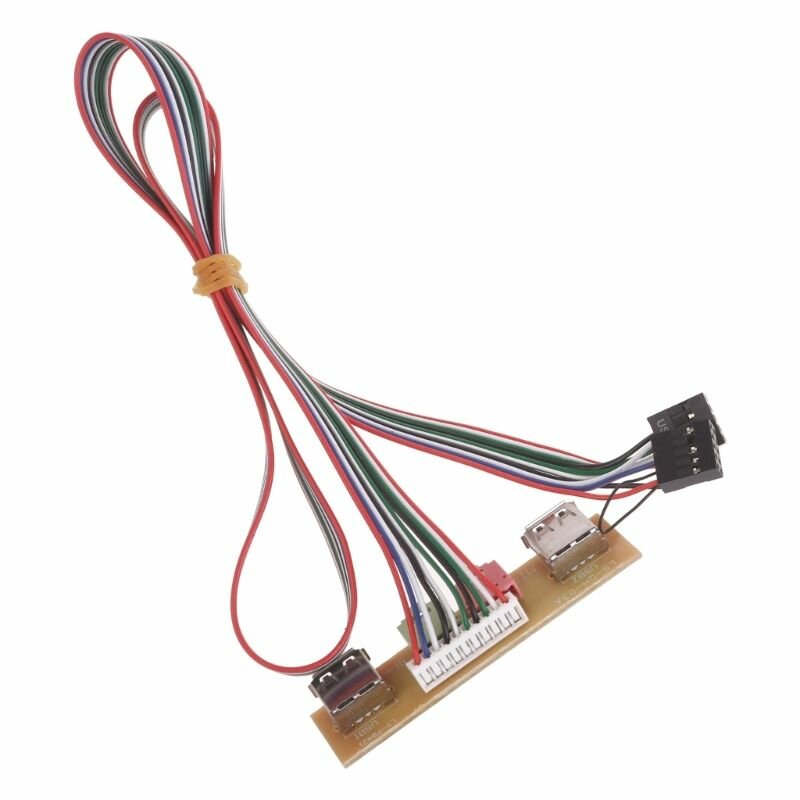 (1 шт.) Передняя панель корпуса компьютера с аудиоинтерфейсом USB 7,8 см-A