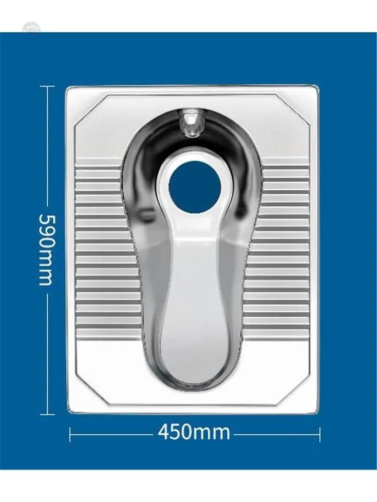 Напольный антивандальный унитаз из нержавеющей стали SUS 304, чаша Генуя для общественных туалетов и дома, коррозионно-устойчивый, легко моется