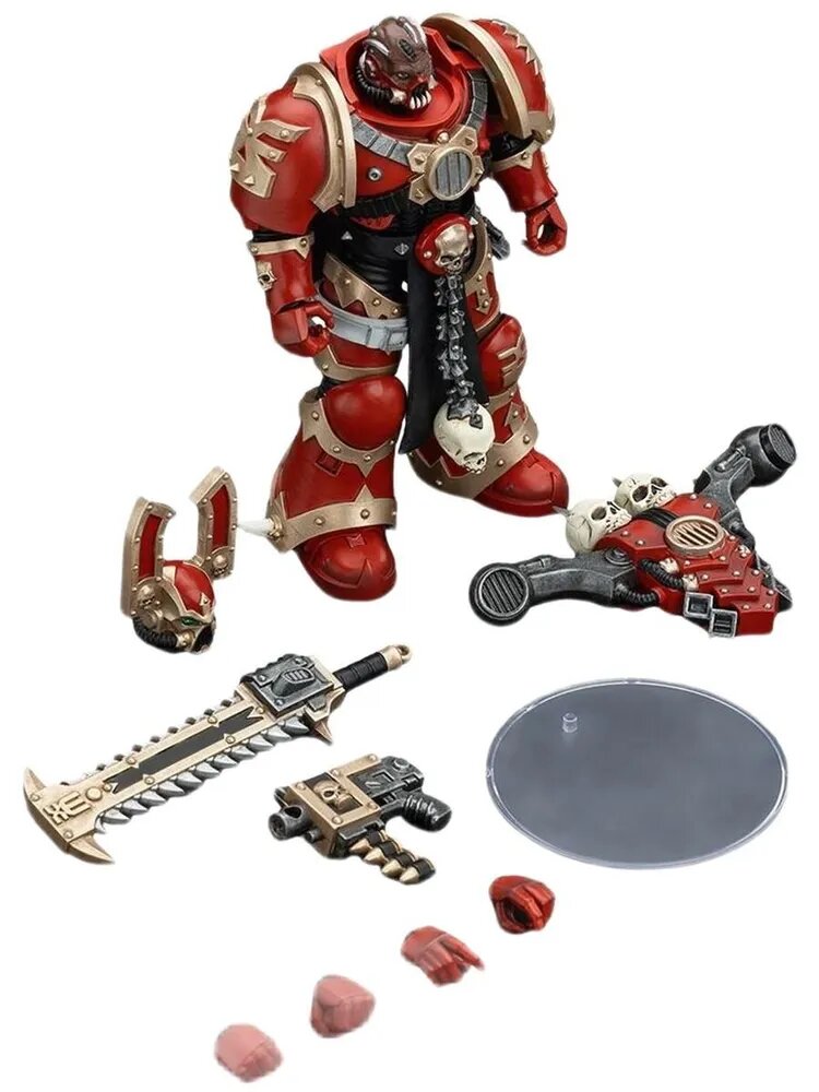 Подвижная фигурка JOYTOY Warhammer 40,000 Action Figures World Eaters Khorne Berzerker 6