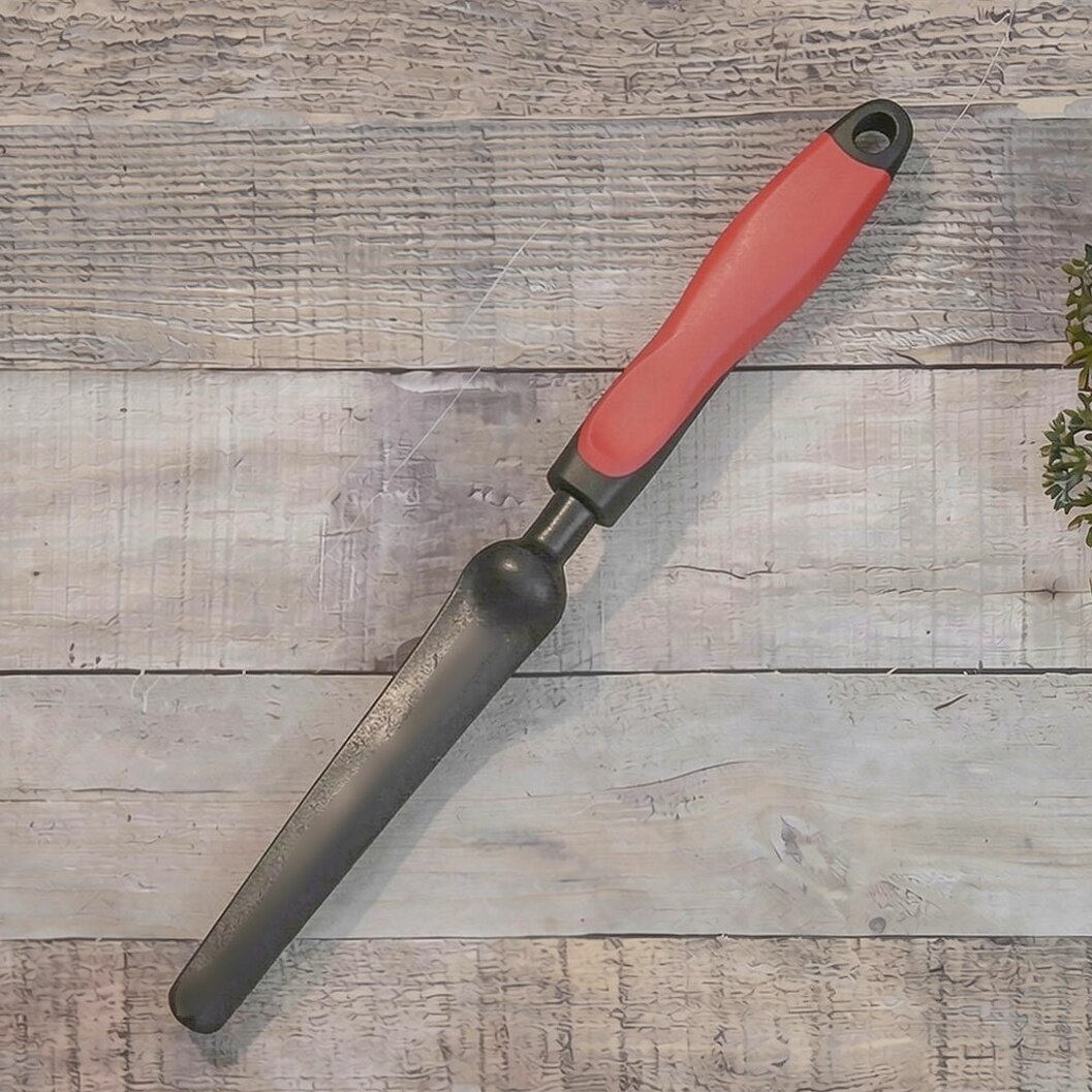 Корнеудалитель металлический 36x3,5см, для точного удаления сорняков с корнем