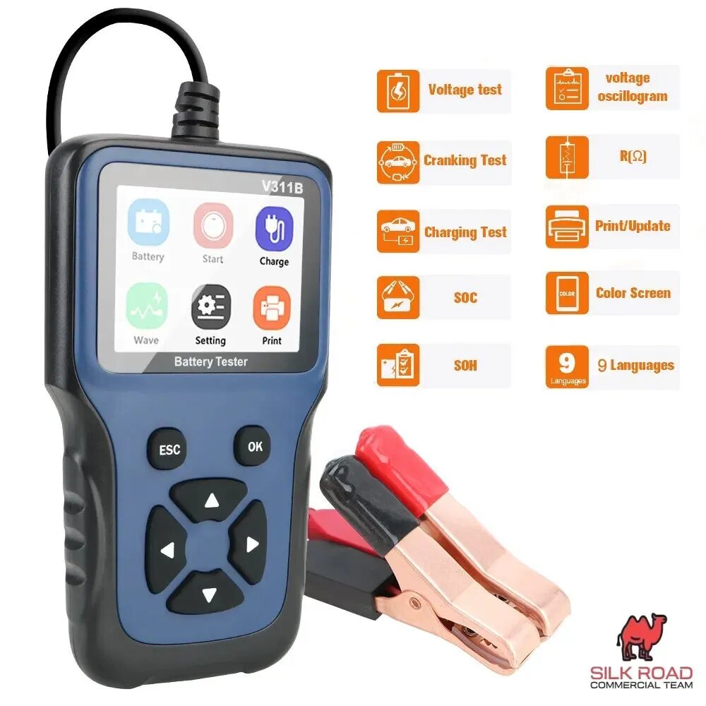 OBD2 V311B 9 языков автосканер диагностический сканер с цветным экраном для диагностики автомобилей
