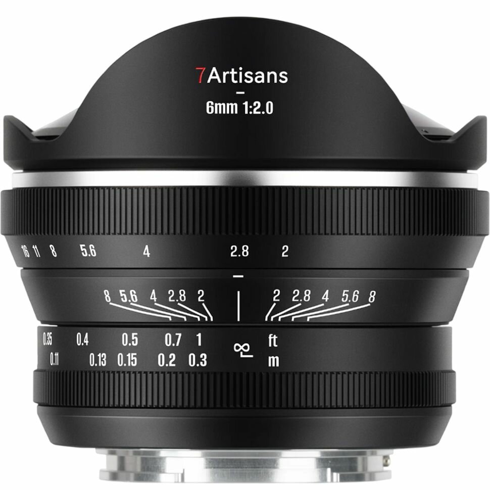 Объектив 7Artisans 6mm F2 Fisheye Z-mount