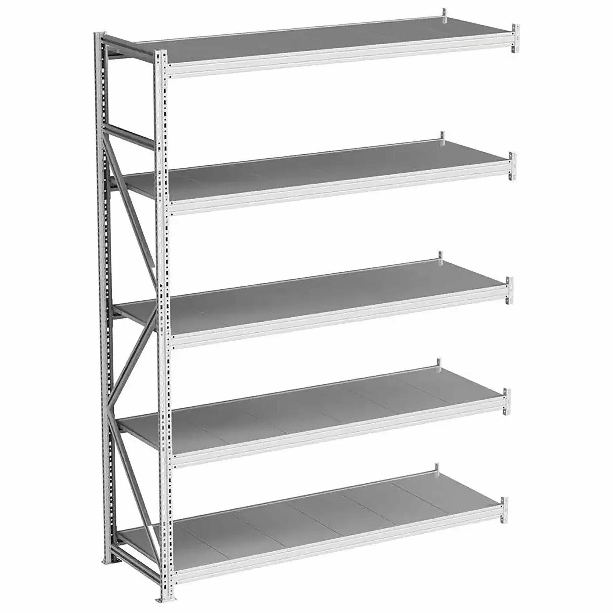 Дополнительная секция для стеллажа Практик MS Pro 300x150x60x5 полок