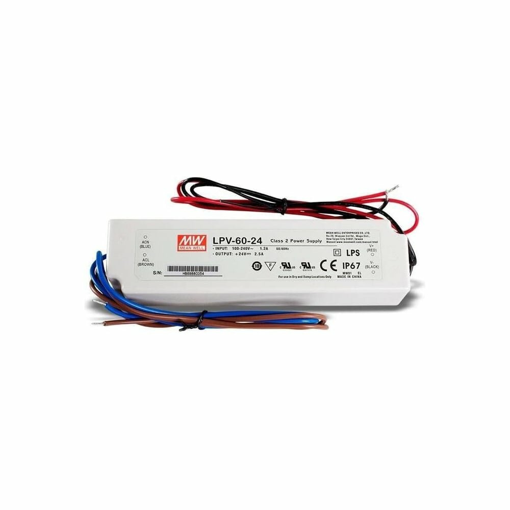 Источник питания Mean Well AC/DC LPV-60-24 Т00285474