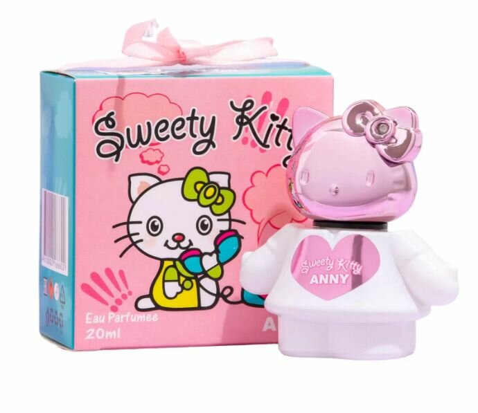 Душистая вода Ponti Parfum Sweety Kitty ANNY д. в. для девочек 20ml для детей