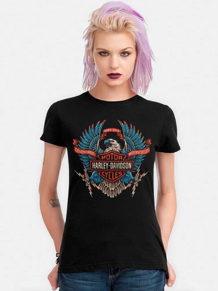 Футболка Dream Shirts Харлей Девидсон / Harley Davidson / Женская