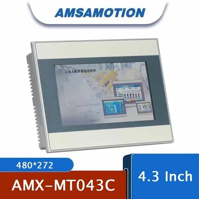 AMSAMOTION 4,3 "Дюймовый сенсорный экран HMI 480 * 272 Панель монитора с ЧПУ-контроллером