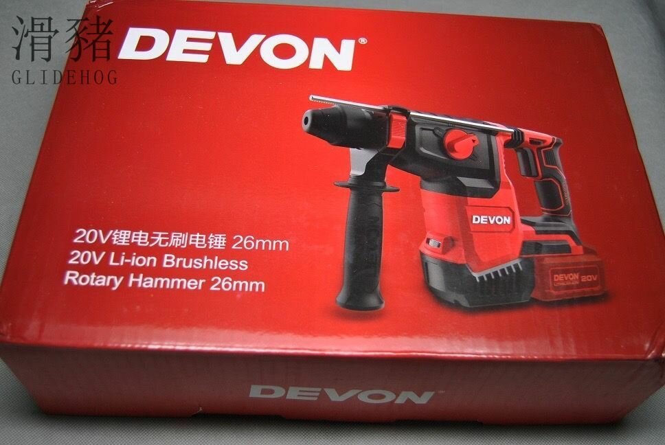 DEVON 5402 Безщеточный зарядный молоток беспроводное литиево - электрическое ударное сверло многофункциональное сверло