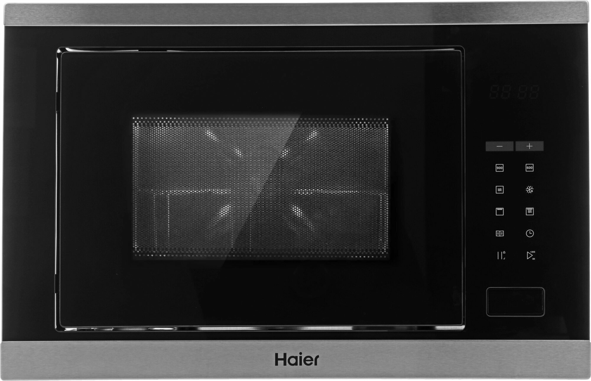 Встраиваемая микроволновая печь Haier HMX-BTG259X черный/нержавеющая сталь