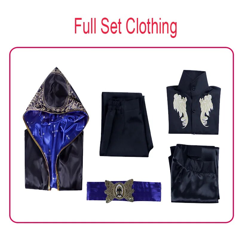 Twisted-Wonderland Косплей костюм Ace Octavinelle Темно-синий, XL, Costume