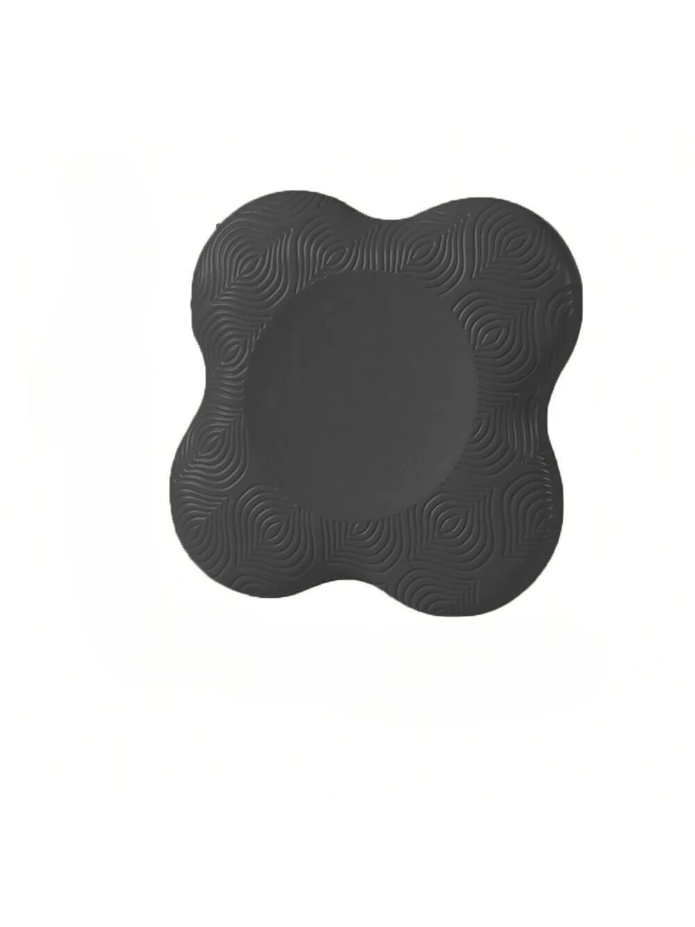 Противоскользящий коврик для йоги из ПВХ Черный, black1--1pcs