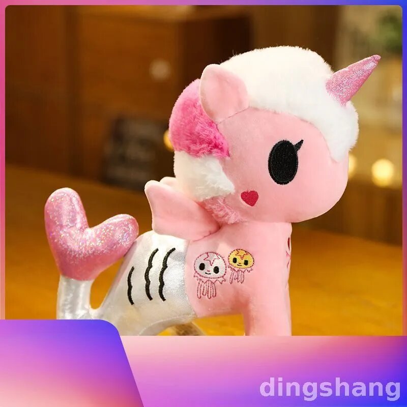 Tokidoki Мягкая игрушка Кот Единорог 27 см - Милый Плюшевый Единорог Для Девочки