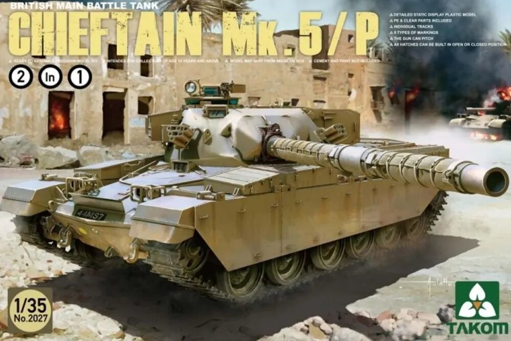 Takom 2027 1/35 British Chieftain Mk.5/P сборная модель танка