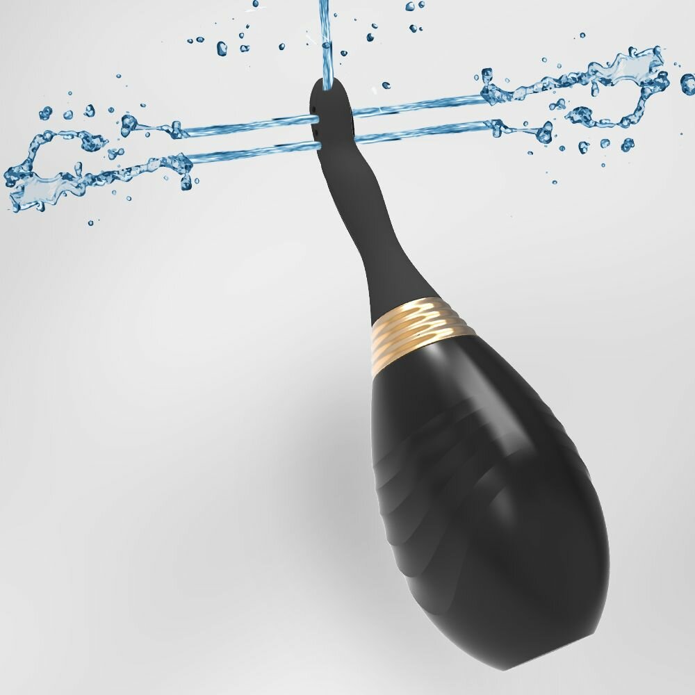 Анальный душ, Клизма для подготовки к анальному сексу, силиконовая, прозрачный