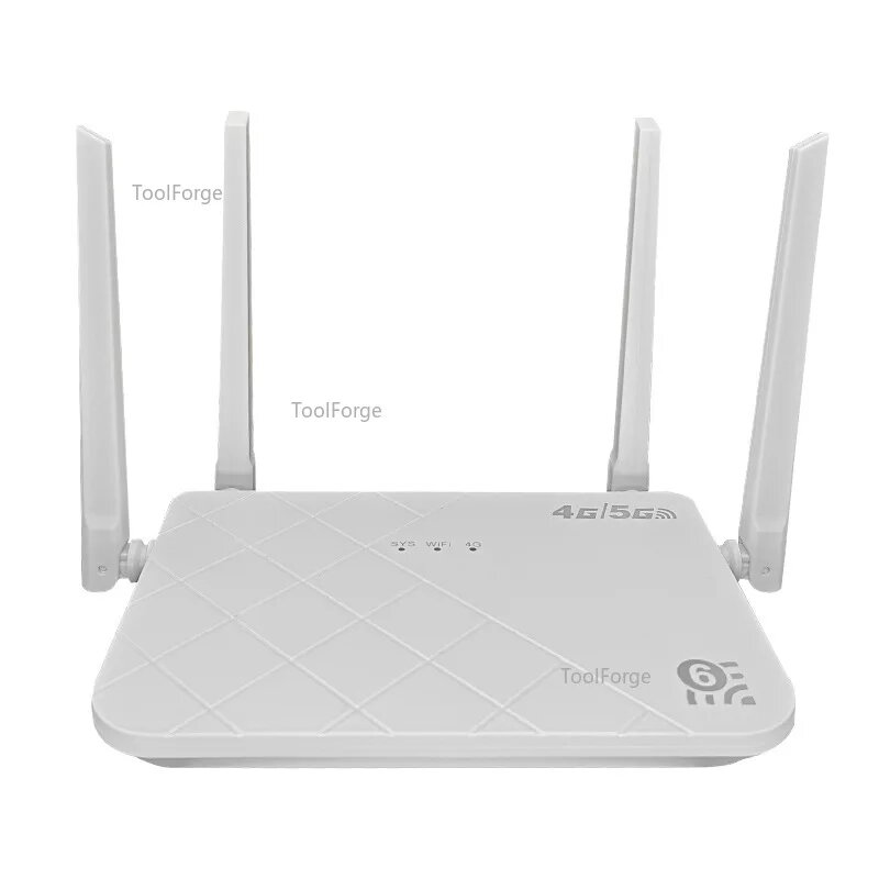 4G/5G Wi-Fi роутер ToolForge, коричневый, US standard