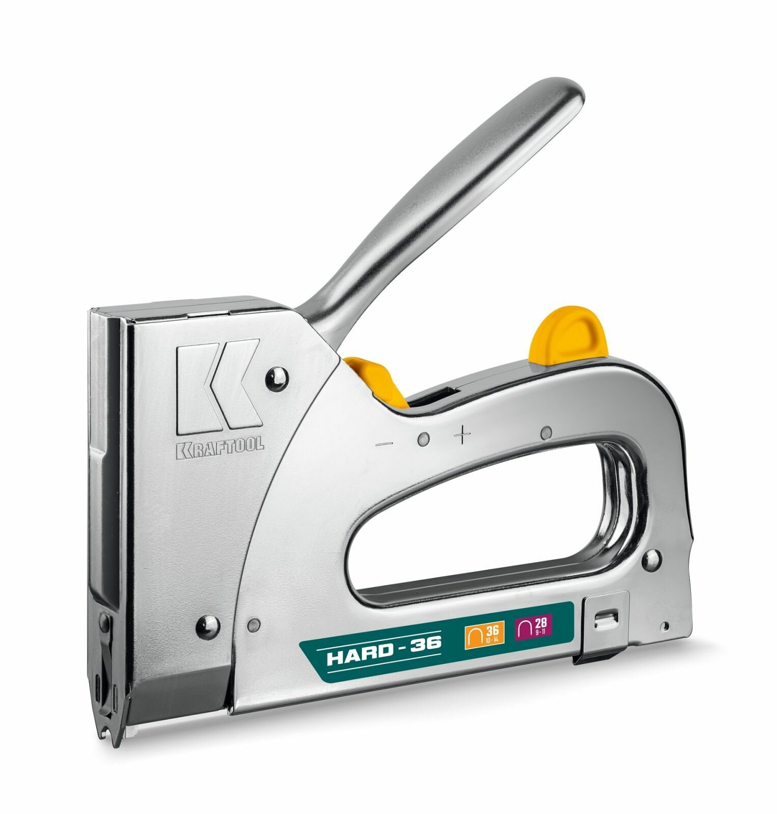 Степлер KRAFTOOL EXTREM 36, тип 36 (L), калибр 20GA 10 14 мм, кабельный рессорный