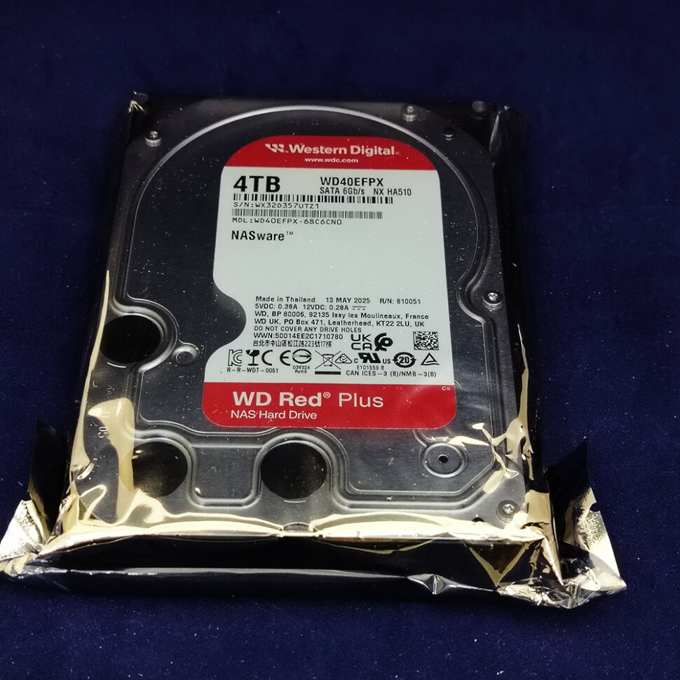 Жесткий диск Western Digital WD40EFPX, 4 ТБ
