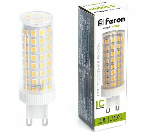 Светодиодная лампа FERON LB-437 G9 15W 4000K